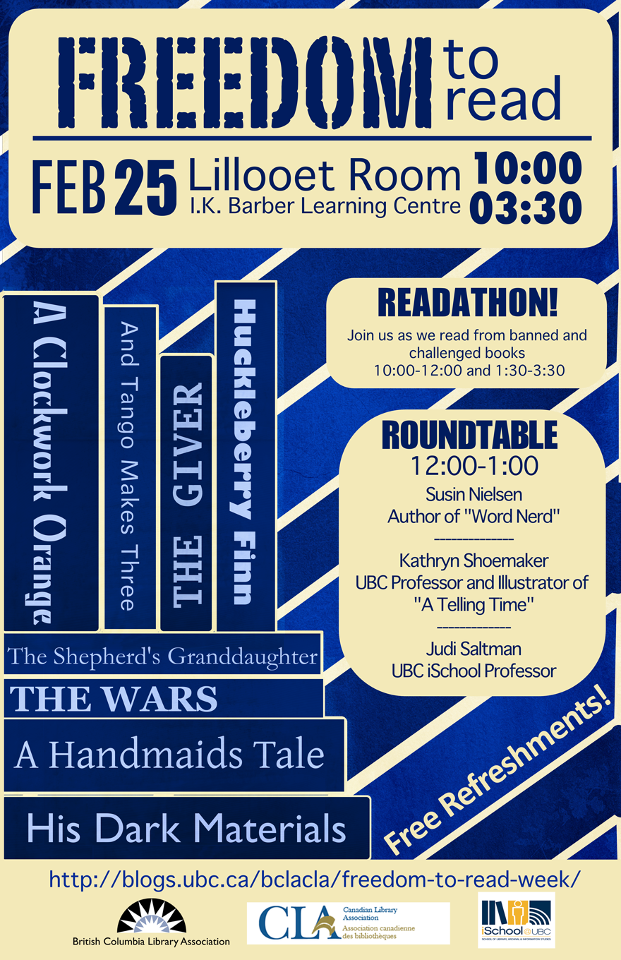 Freedom to Read Week Readathon - ikblc.ubc.ca